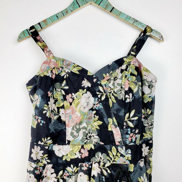 American Rag | Dresses | American Rag Floral Retro Mini Dress Sz X Nwot ...